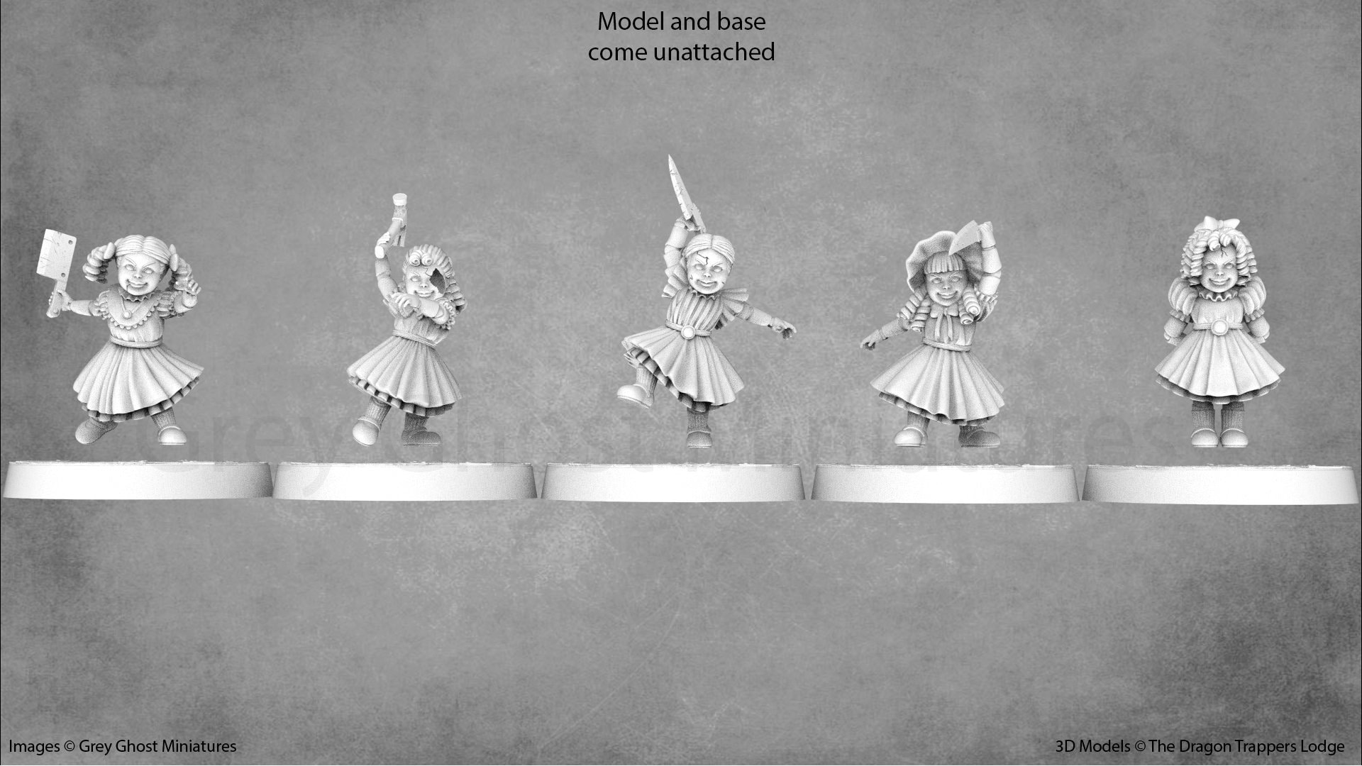 Creepy Animated Doll Miniatures | Horror Miniatures | Dragon Trappers ...
