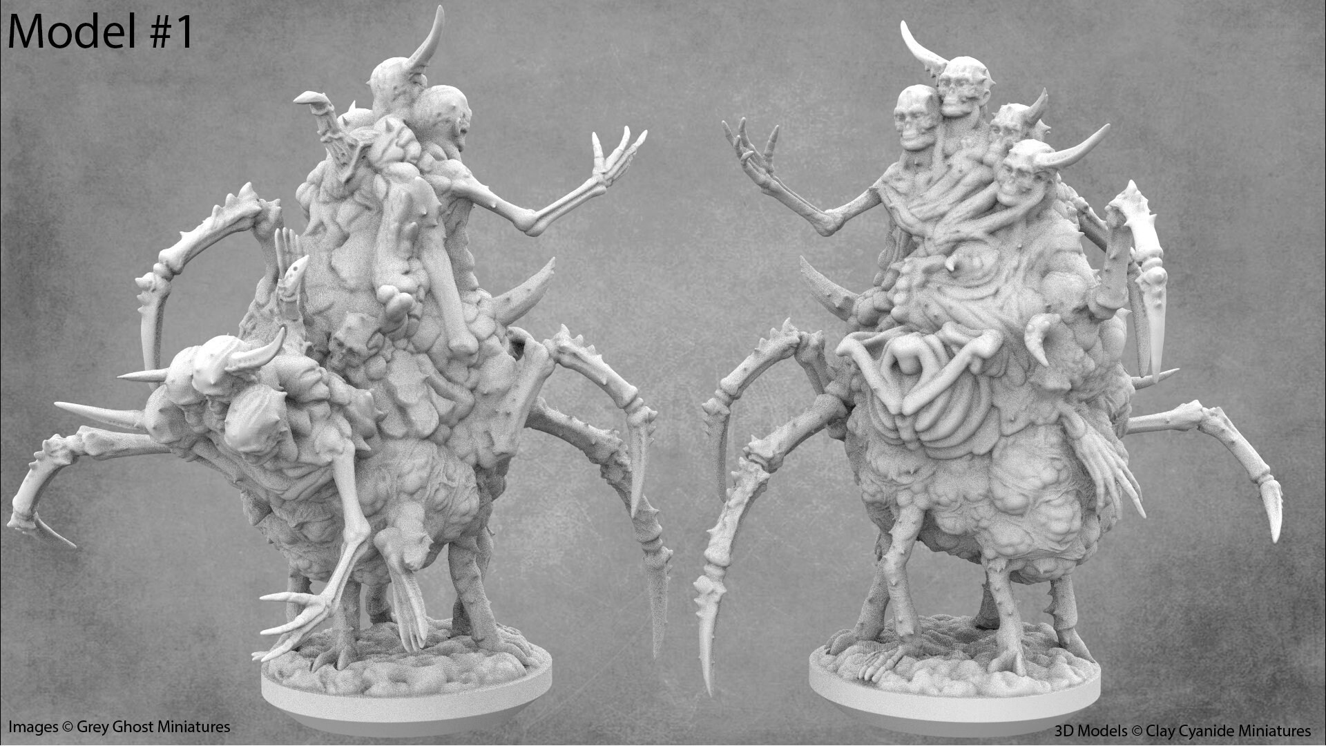 Plague Crawlers Demon Miniatures Clay Cyanide - Etsy UK