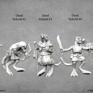 Dead Kobold Miniatures | Dead Kobold | Dying Kobold | Dead Kobold ...