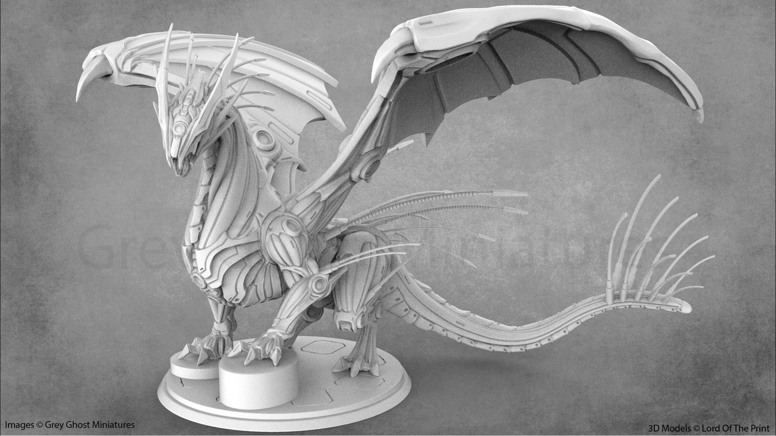 Amazing Dragon Construct Model Dragon Miniature Lord of - Etsy