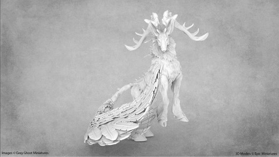 Fairy Deer Fairy Miniature Epic Miniatures - Etsy