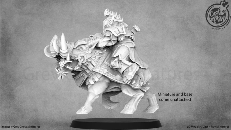 Hakgrot, Dwarven Beastmaster | Dwarf Miniature | Boar Rider Miniature ...