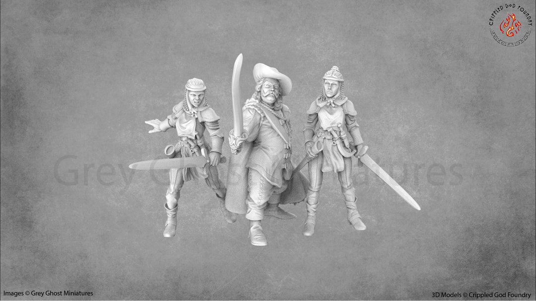 Merchants and Guards Miniature Set | Rakshasa Merchant | Ratfolk Hero ...