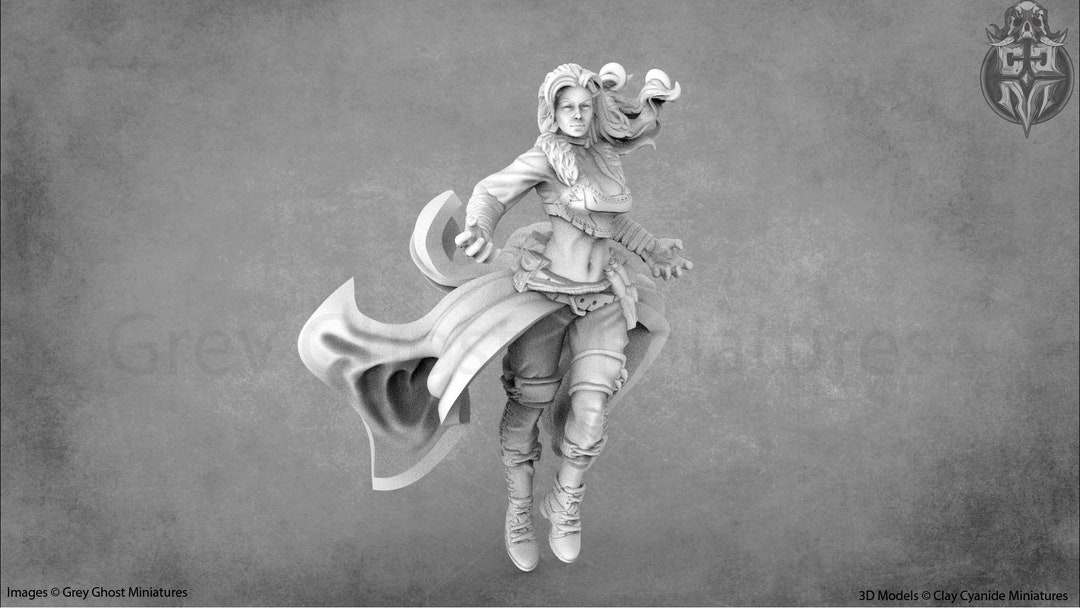 Jennifer, a Stunning Dark Fantasy-inspired Miniature | 32mm Miniature ...