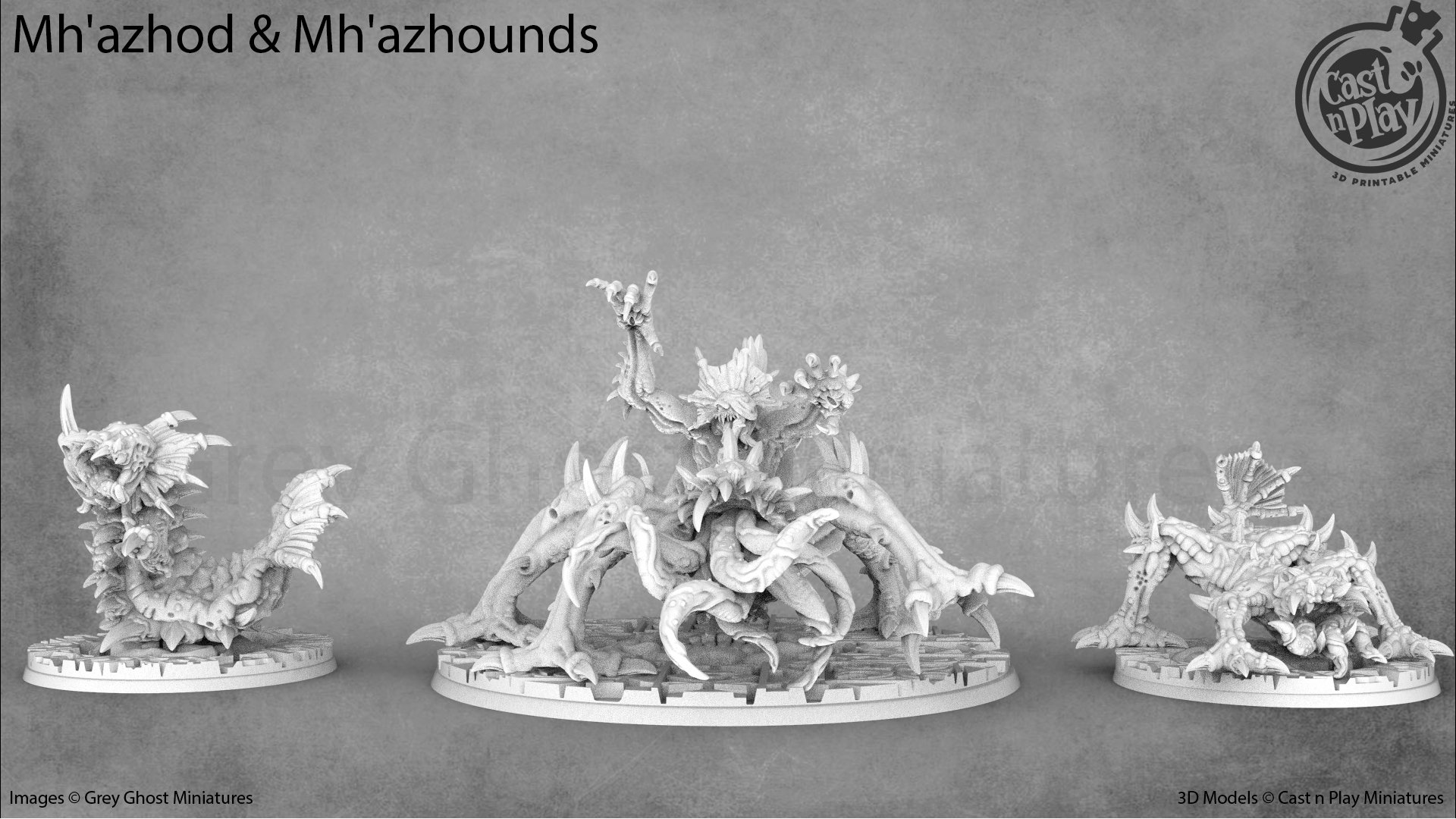 Demon Swarm Mininatures Demon Miniatures Cast N Play | Etsy
