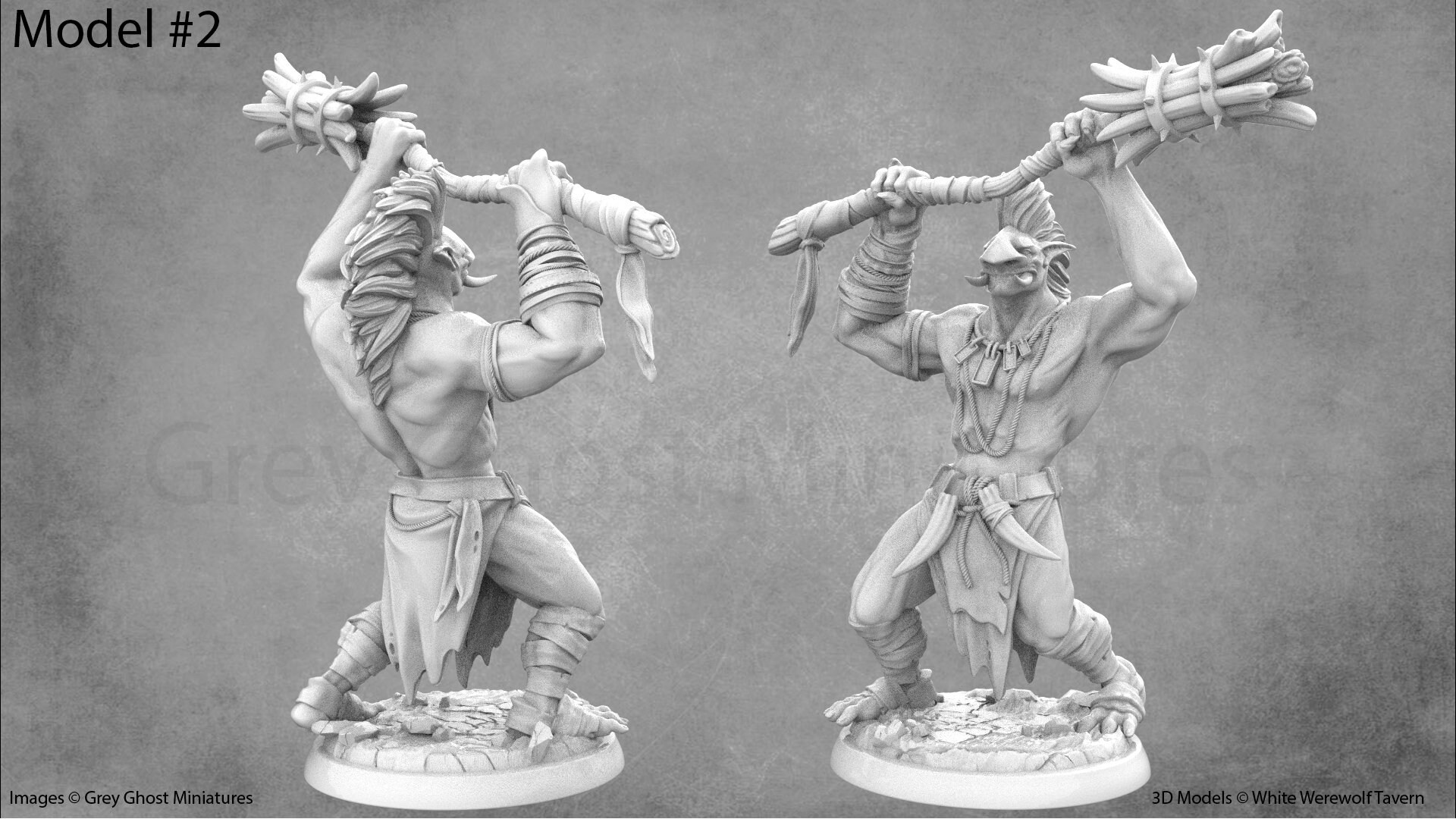 Fearsome Troll Miniatures Troll Model White Werewolf - Etsy