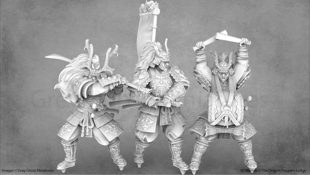Kami, the Chosen | Japanese Samurai Miniatures | Dragon Trappers Lodge ...
