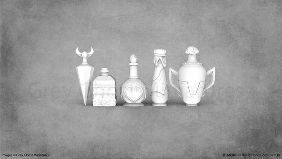 Gaming/cosplay Props POTIONS Set of Potion Models for Use | Etsy