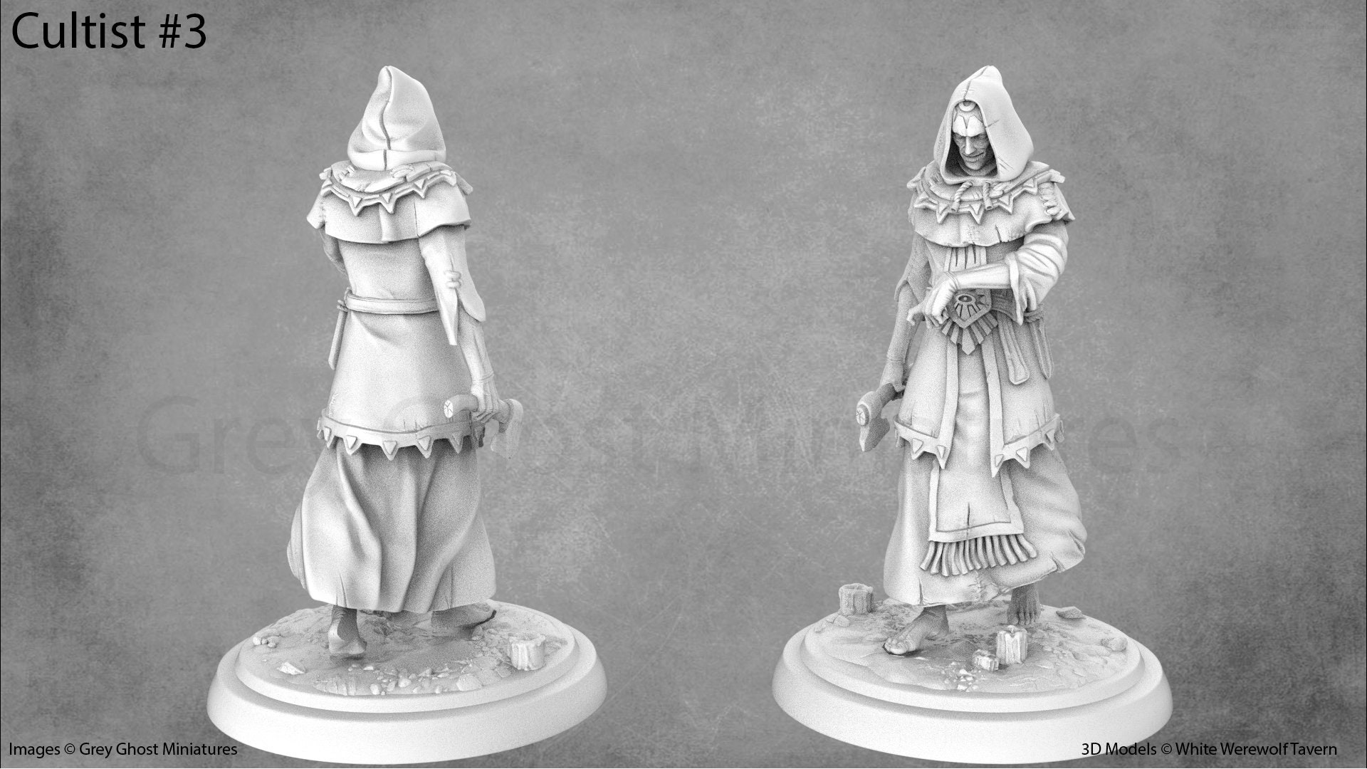 Highly Detailed Cultist Miniatures Executioner Assassin | Etsy