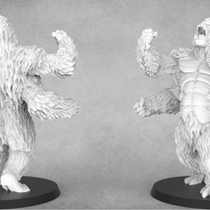 Girallon - the 4-armed Gorilla Monsters | Epic Miniatures - Etsy