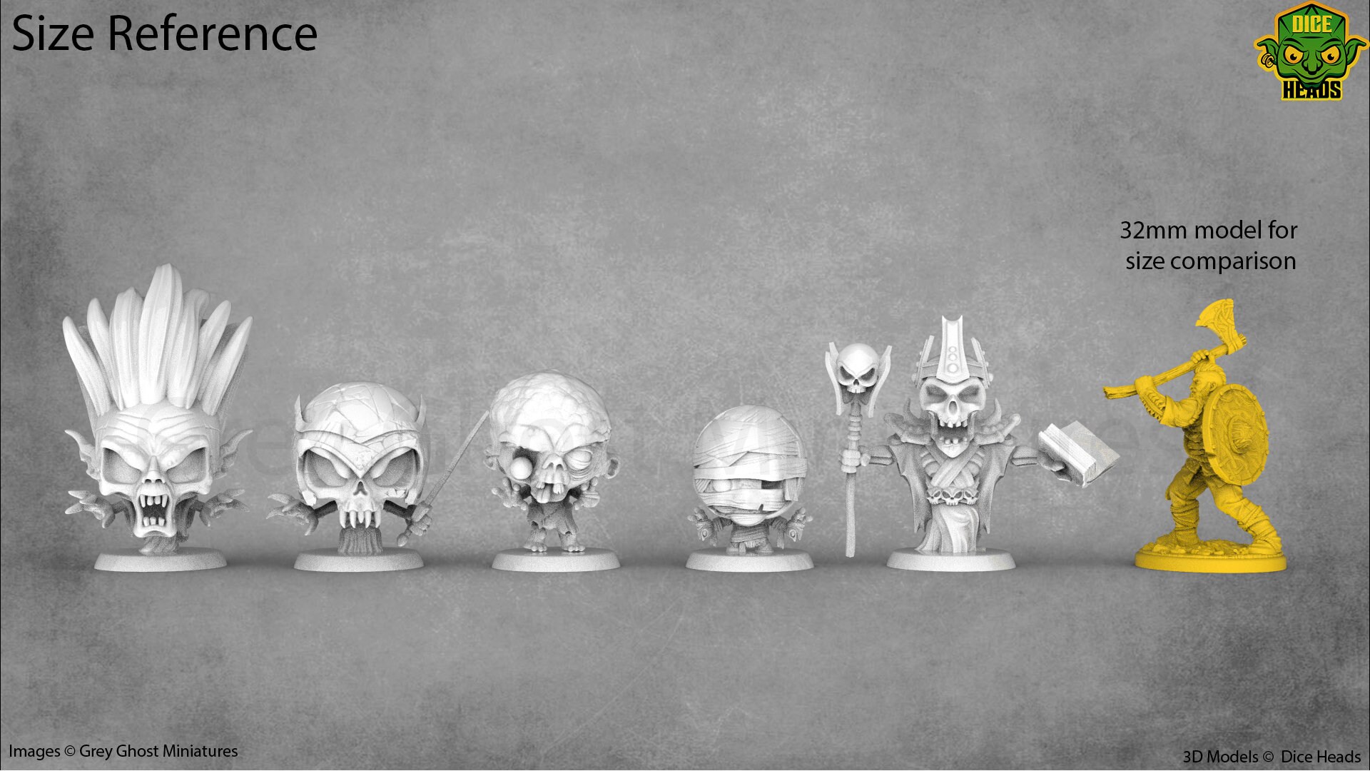 Chibi Undead Models Chibi Zombie Chibi Lich Chibi Mummy | Etsy