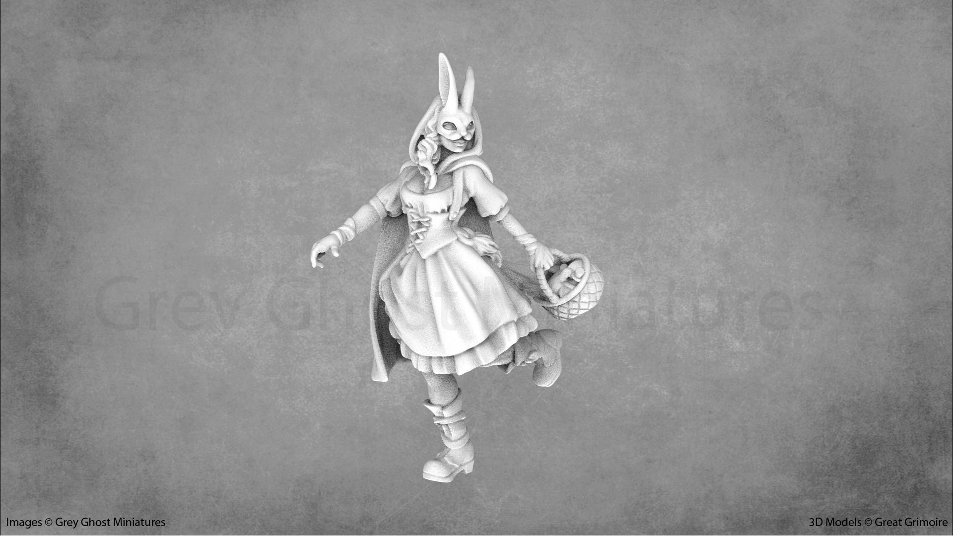 Red Riding Hood Miniature | Fairy Tale Miniature | Great Grimoire - Etsy