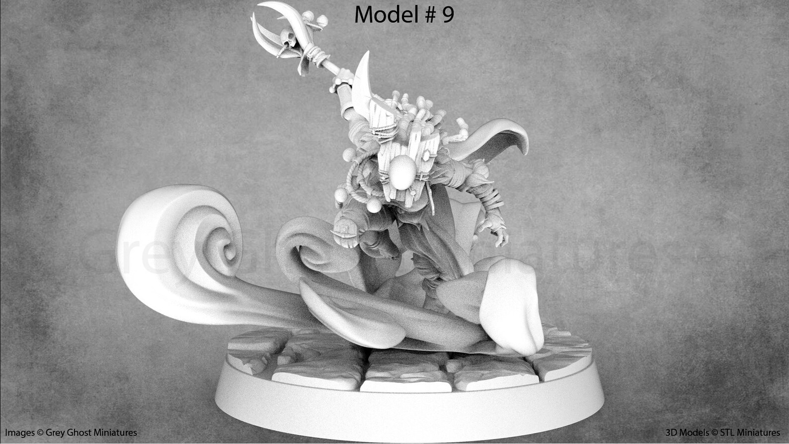 Fantasy Genasi Miniatures Water Earth Fire Air STL - Etsy