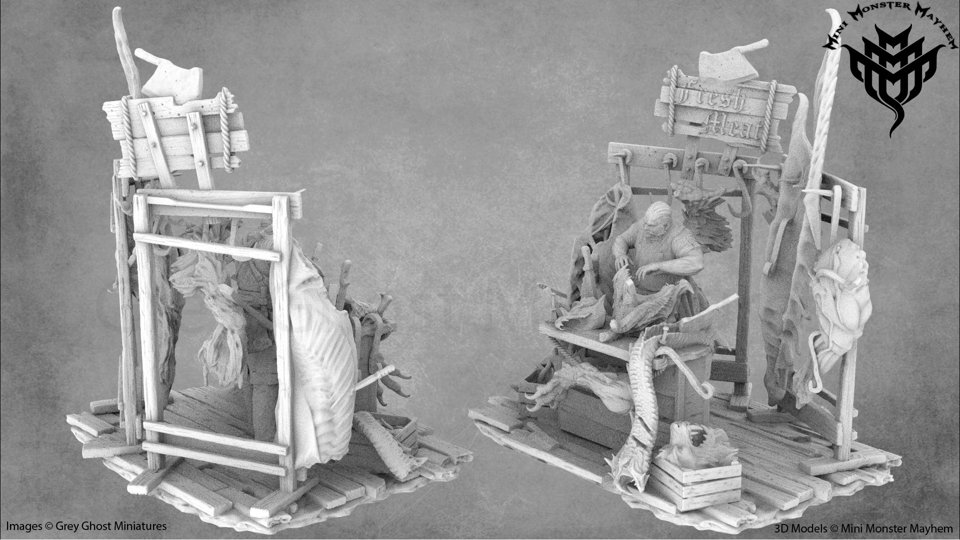 Stunning Butcher Miniature and Butchershop Diorama Mini - Etsy