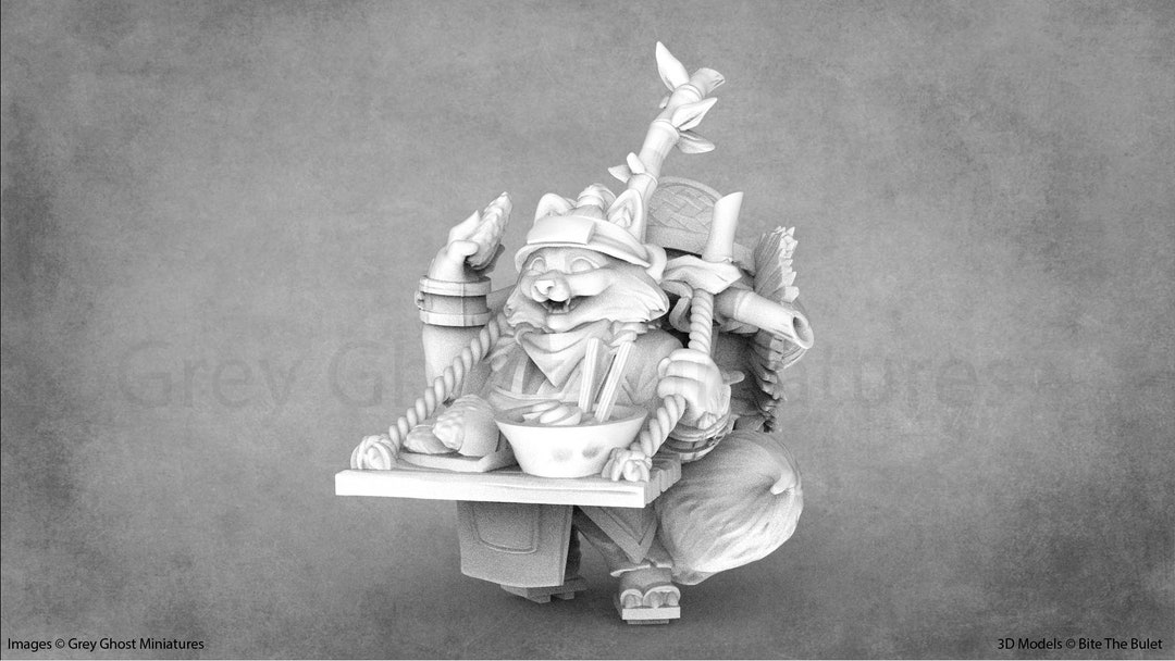 Tanuki Ramen, Noodle Chef | Bite the Bullet - Etsy