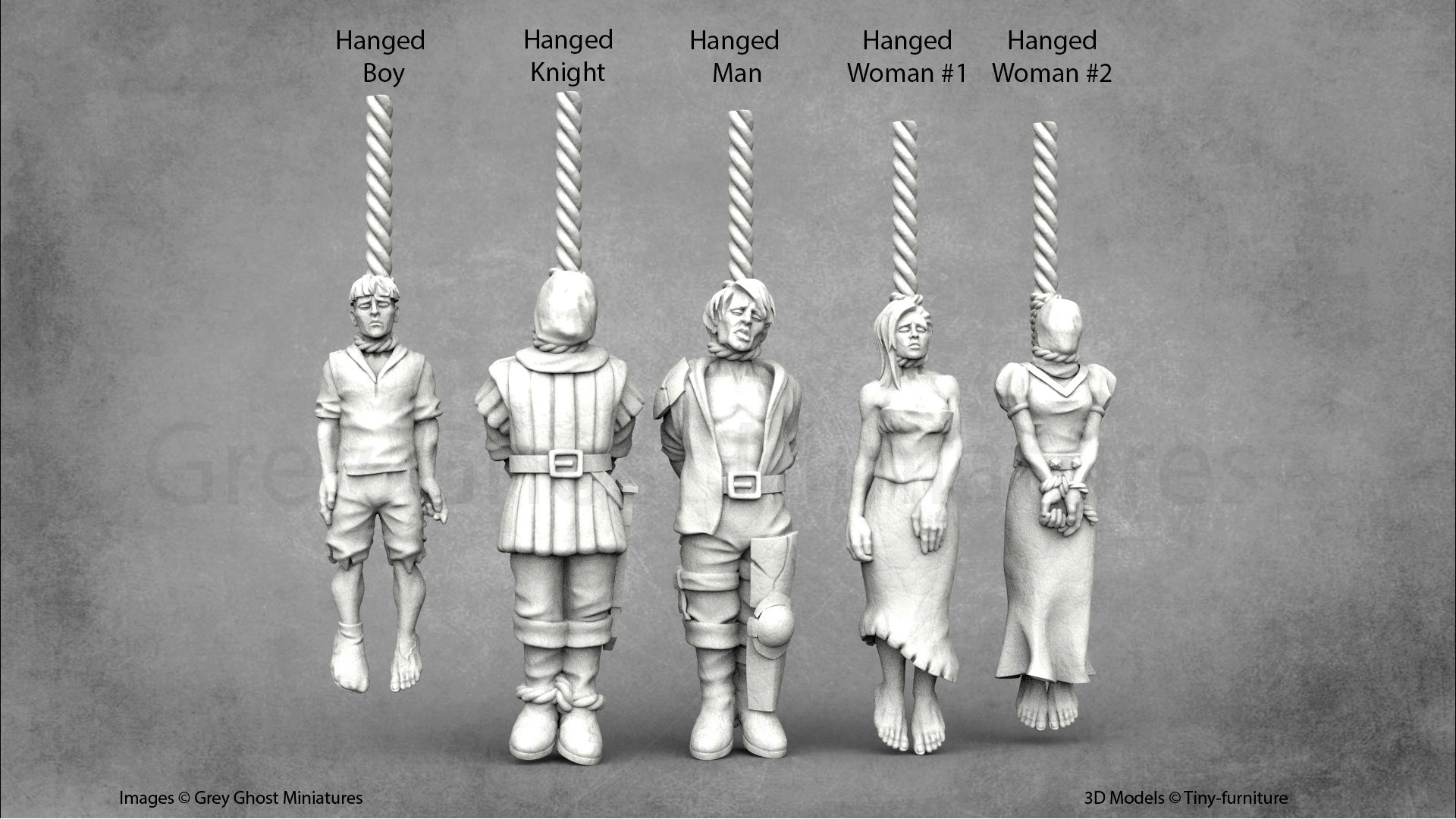 Hanged Miniatures Hanged Soldiers Hanged Corpses Grim | Etsy Canada