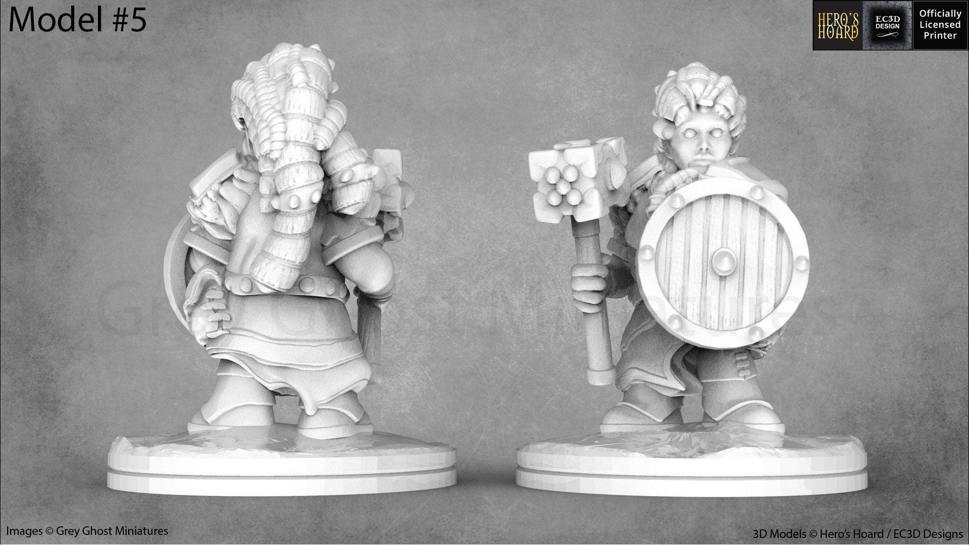 Gray Dwarves of the Underdark Duergar Miniatures Evil Dwarf - Etsy