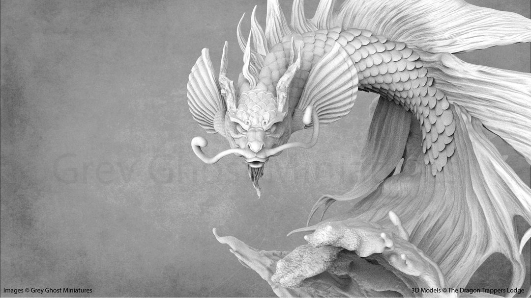 Incredible Koi Dragon | Fish Dragon | Dragon Trappers Lodge - Etsy
