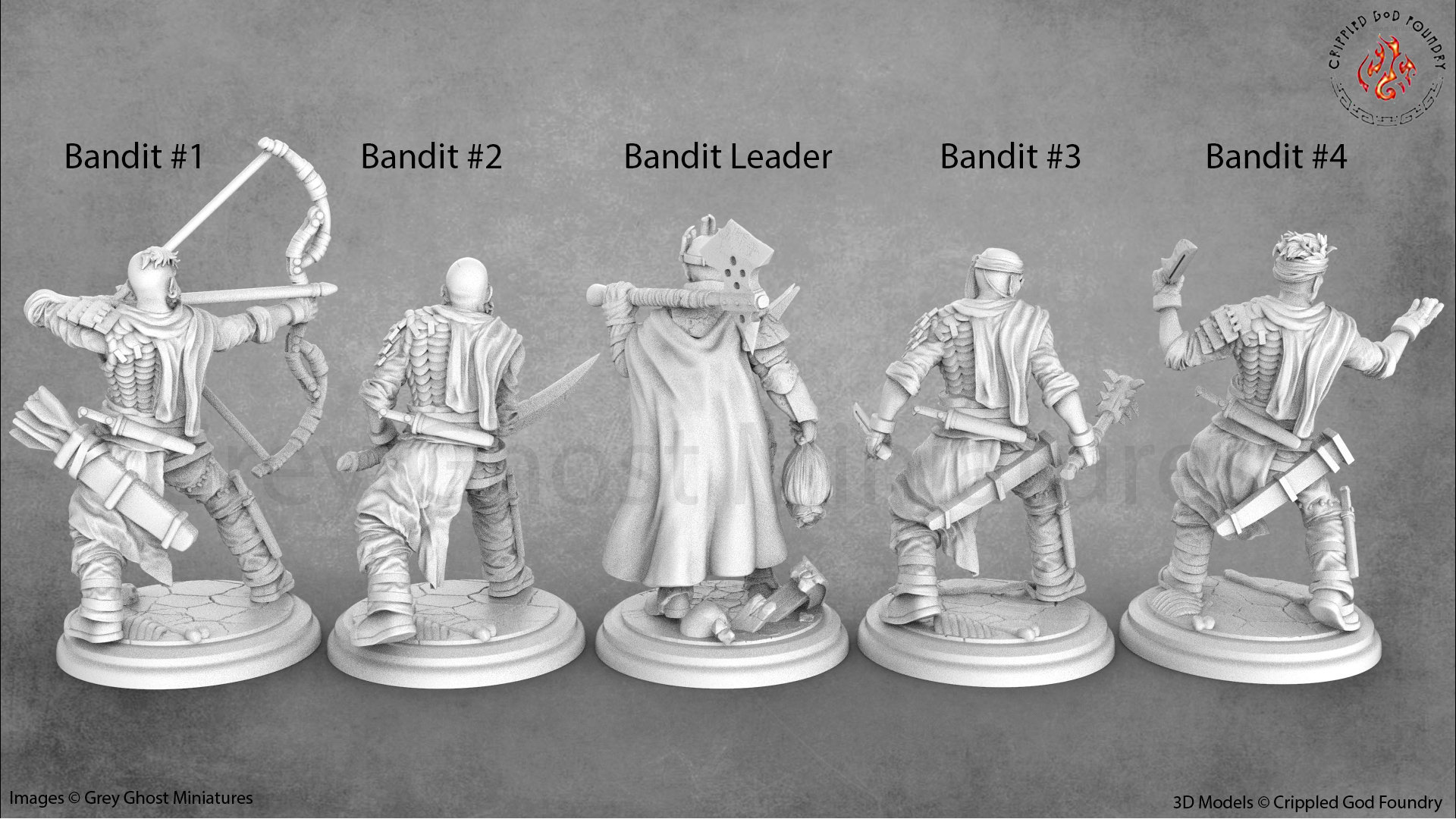 Bandit Raider Collection Incredible Bandit Miniatures - Etsy