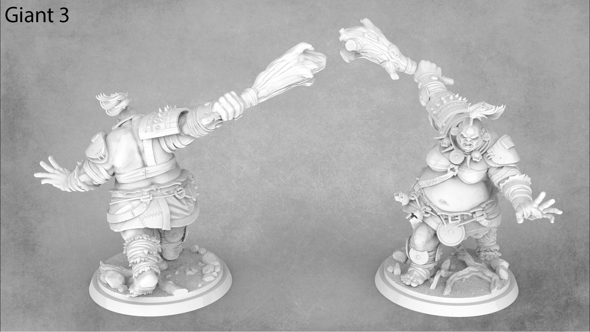 Giants Incredible Set of 3 Giant Models Giant Miniatures | Etsy