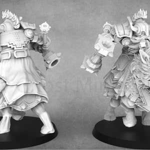 Hakgrot, Dwarven Beastmaster | Dwarf Miniature | Boar Rider Miniature ...