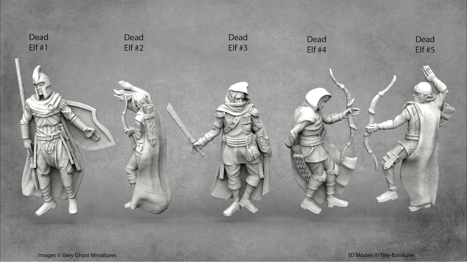 Dead Elf Miniatures Dead Elves Dying Elves Dead Elf - Etsy