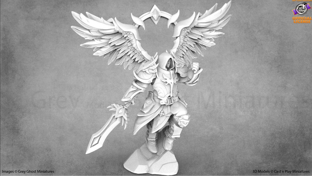 Shields of Dawn | Fantasy Paladin Miniatures | Cast N Play - Etsy