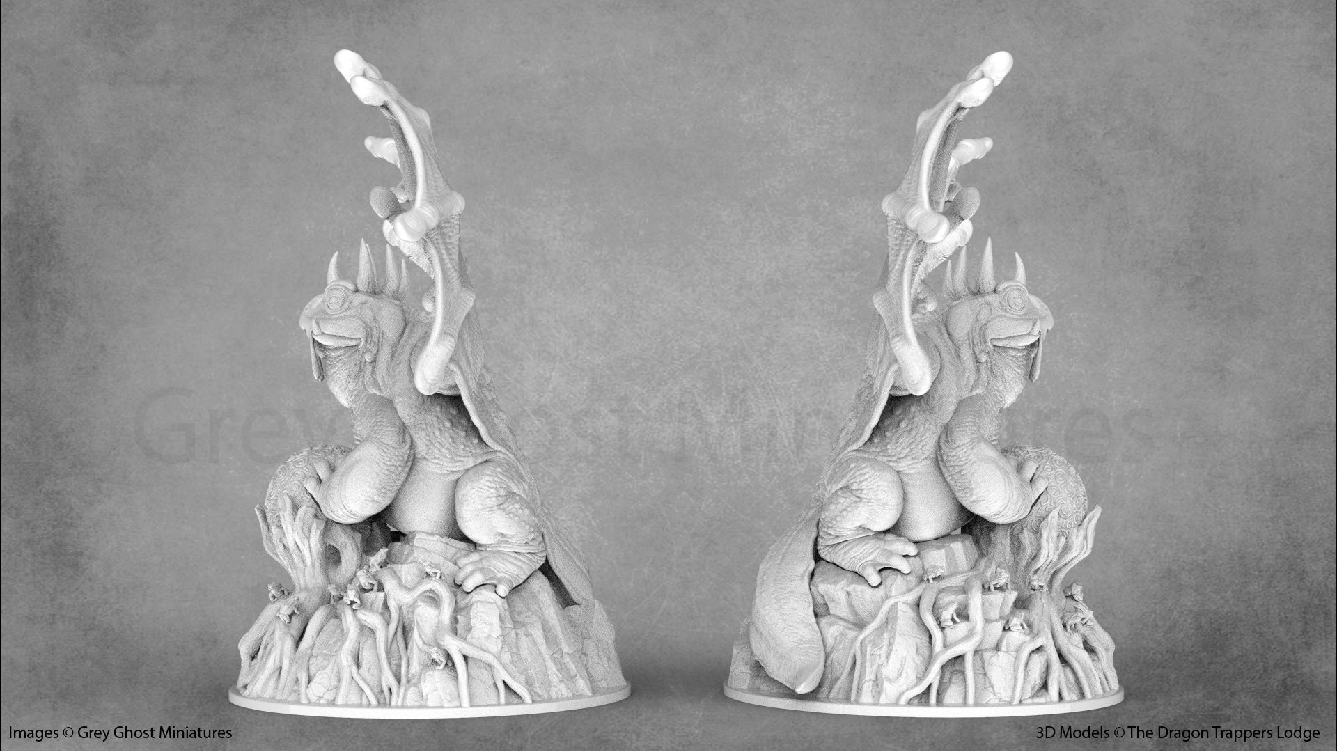 Lord of the Toads Toad Dragon Miniature Dragon Miniature - Etsy UK