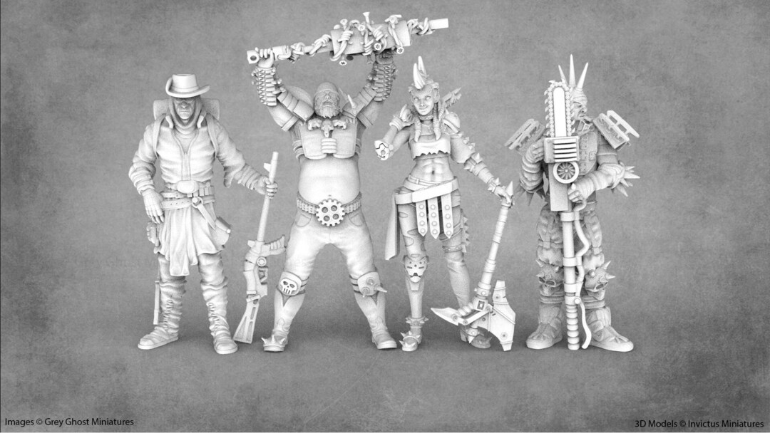 WITNESS ME!!!! Post Apocalyptic Miniatures | Invictus Miniatures - Etsy