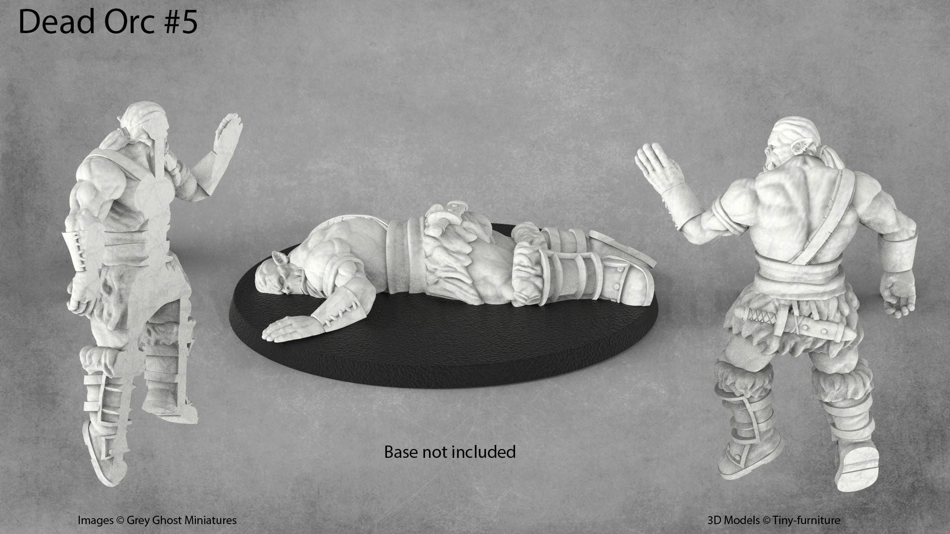 Dead Orc Miniatures Dead Orcs Dying Orcs Dead Miniatures - Etsy UK