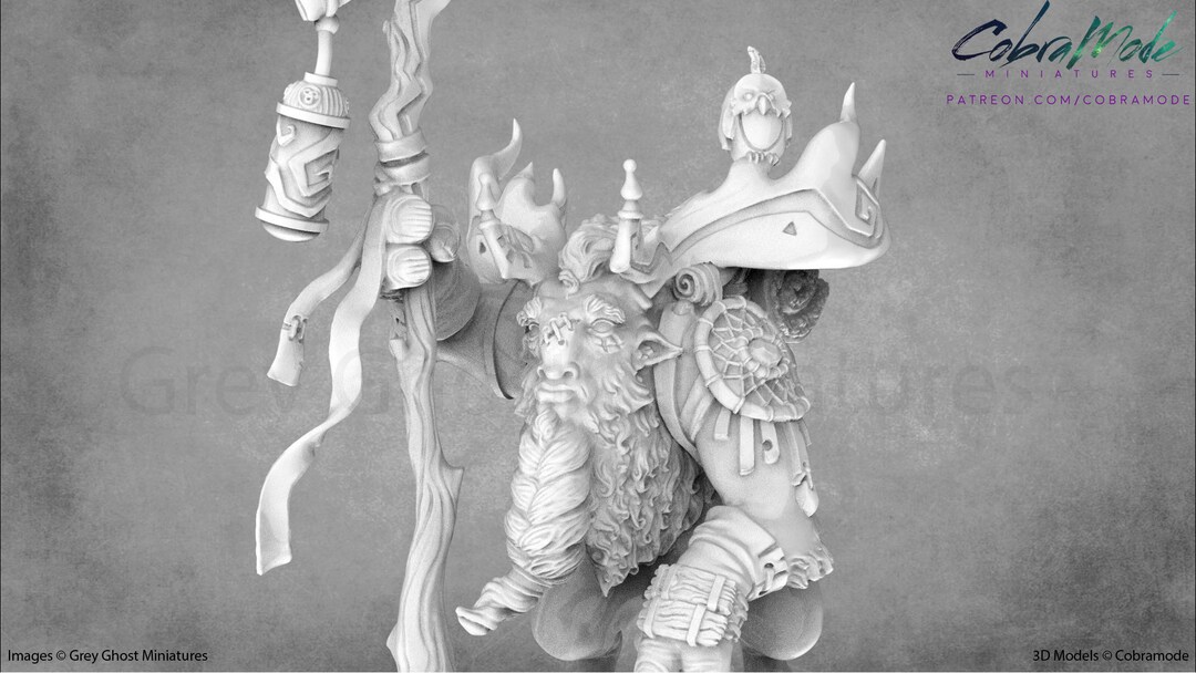 Ariche Tracker Temur Miniature | Reindeer Miniature | Deerman Miniature ...