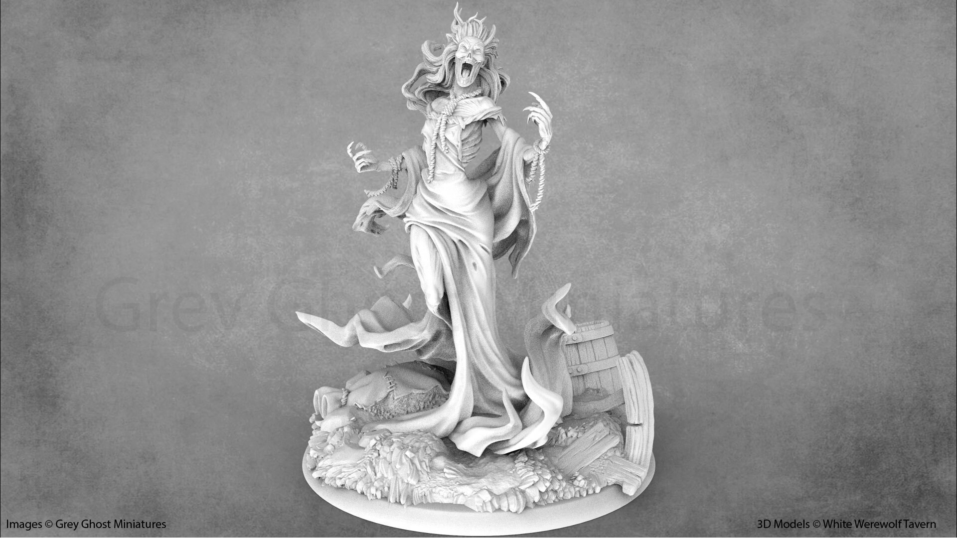 Banshee Miniature 28mm Banshee 32mm Banshee 75mm Banshee - Etsy