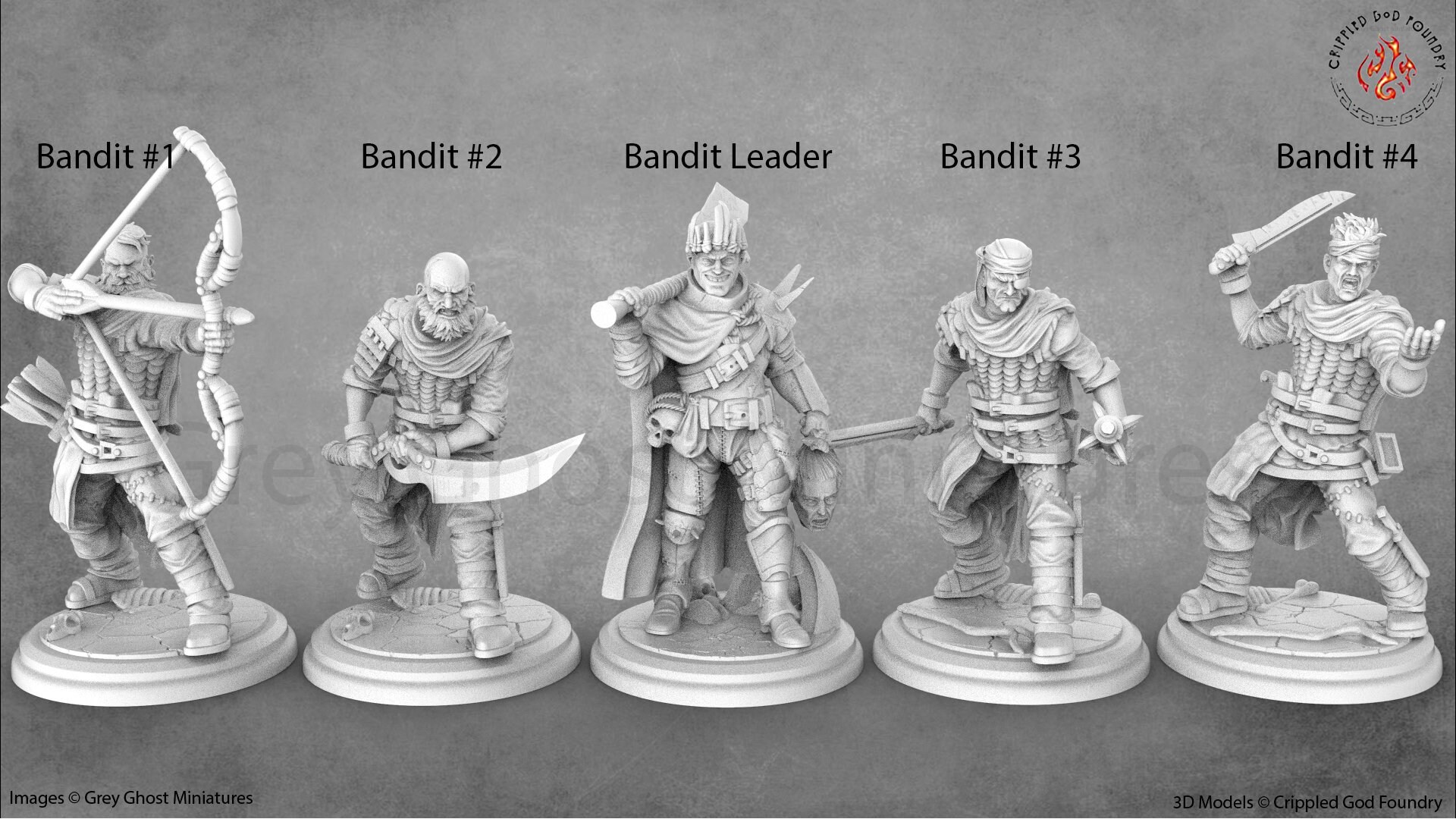 Bandit Raider Collection Incredible Bandit Miniatures - Etsy