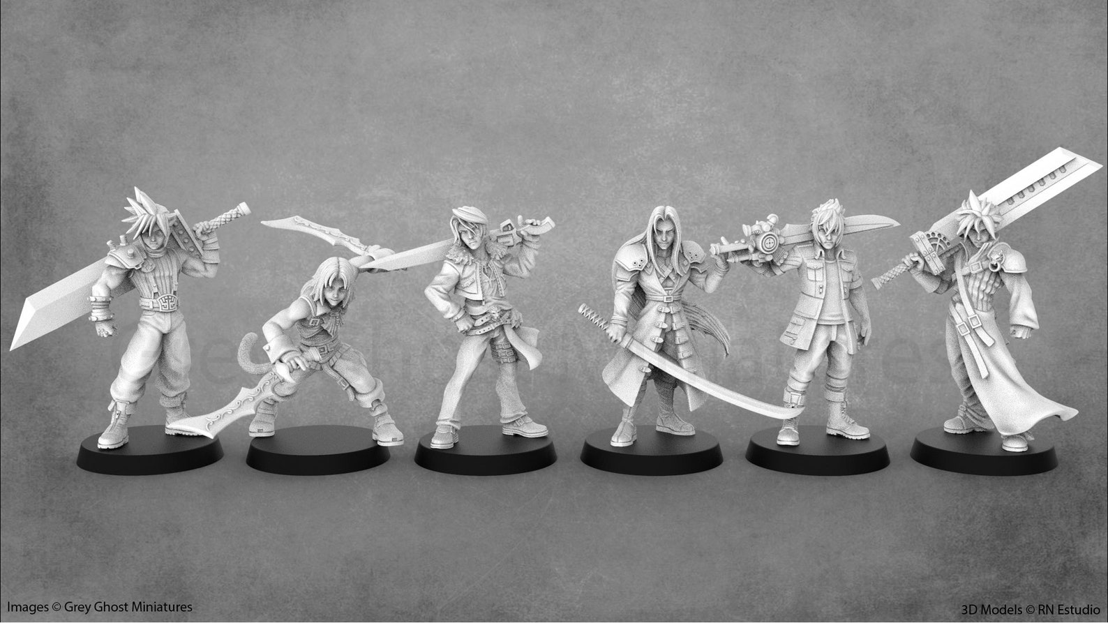 Set of Anime-styled Miniatures 28mm Miniatures 35mm | Etsy Canada