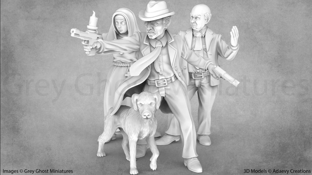 Innsmouth Investigators | 1920s Miniatures | Scientist | Author ...