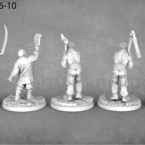 Ready-for-battle Villager Miniatures | Viking Villager Miniatures ...