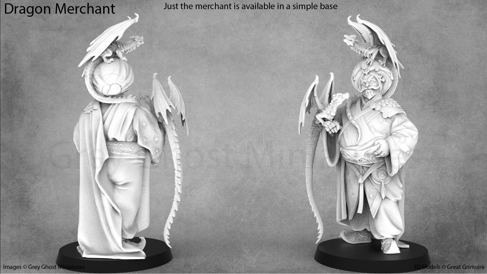 Dragon Merchant Miniature Great Grimoire - Etsy