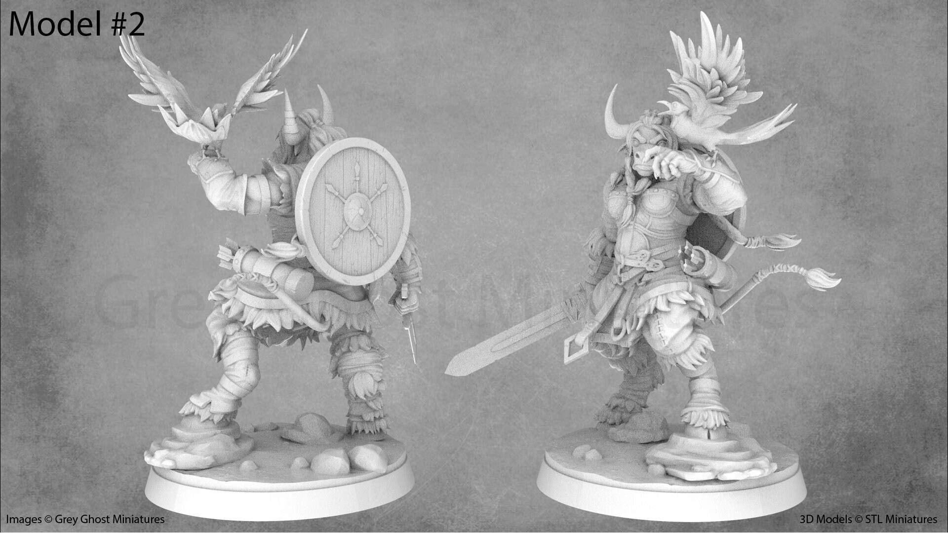 Three Gorgeous Viking Minotaur Miniatures Minotaur - Etsy