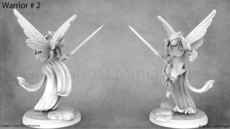 Faerie Scouts & Warriors Fairy Miniatures Seelie Court - Etsy