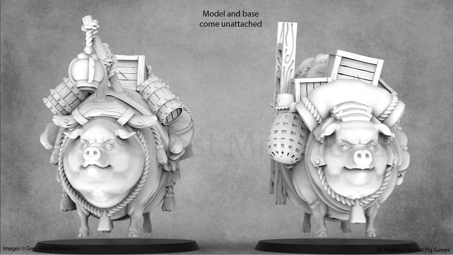 Pack Pigs Unique Beasts of Burden 28mm Miniature 32mm | Etsy