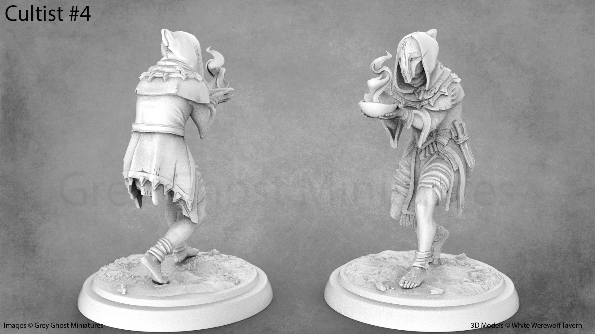 Highly Detailed Cultist Miniatures Executioner Assassin | Etsy