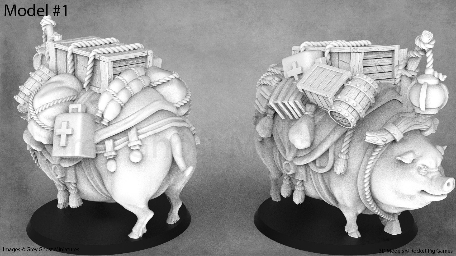 Pack Pigs Unique Beasts of Burden 28mm Miniature 32mm | Etsy
