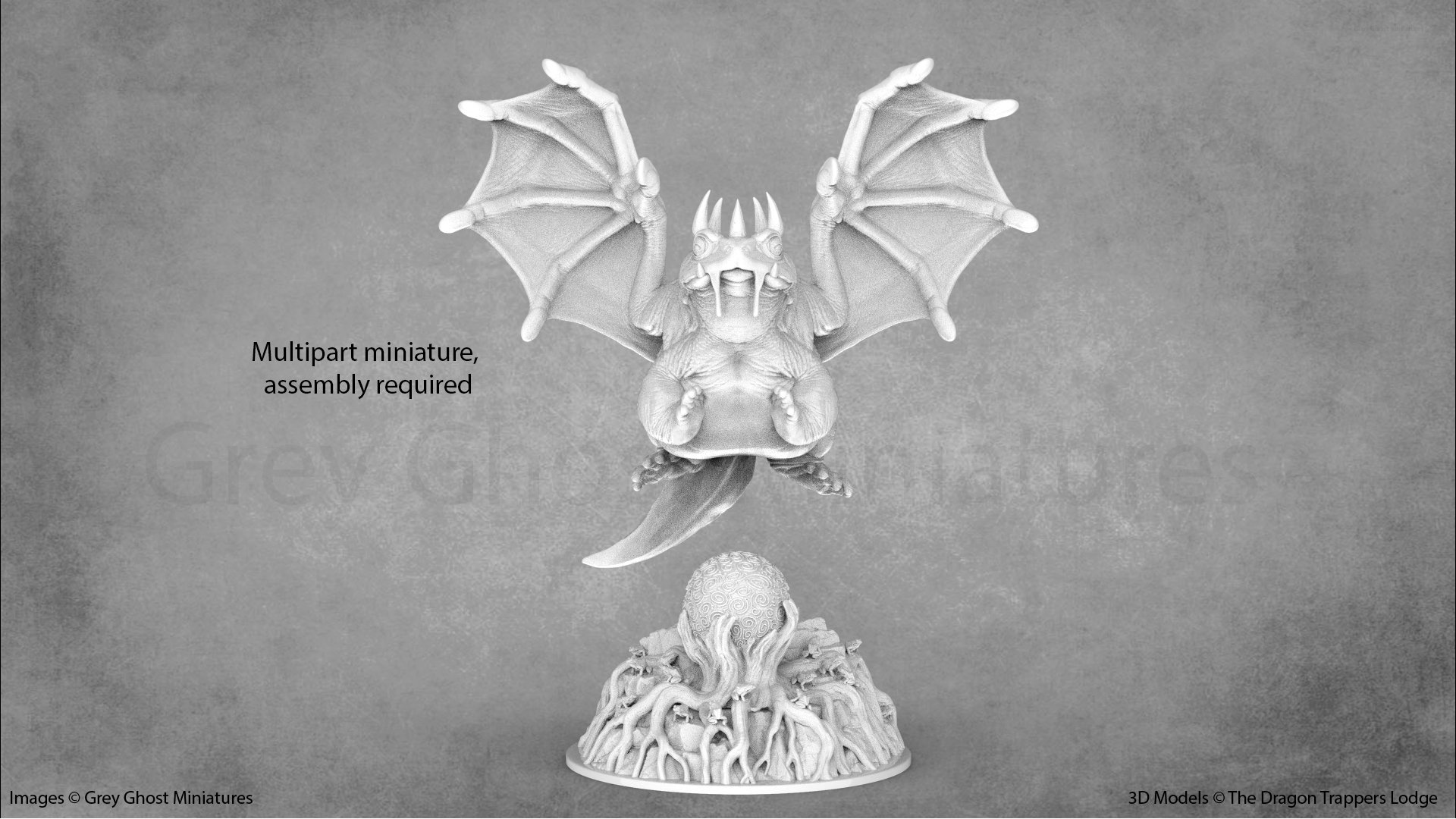 Lord of the Toads Toad Dragon Miniature Dragon Miniature - Etsy UK