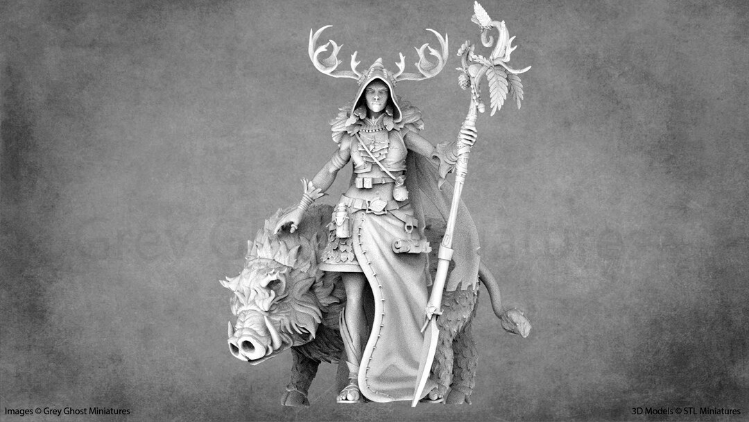 Forest Defender Miniatures | STL Miniatures - Etsy