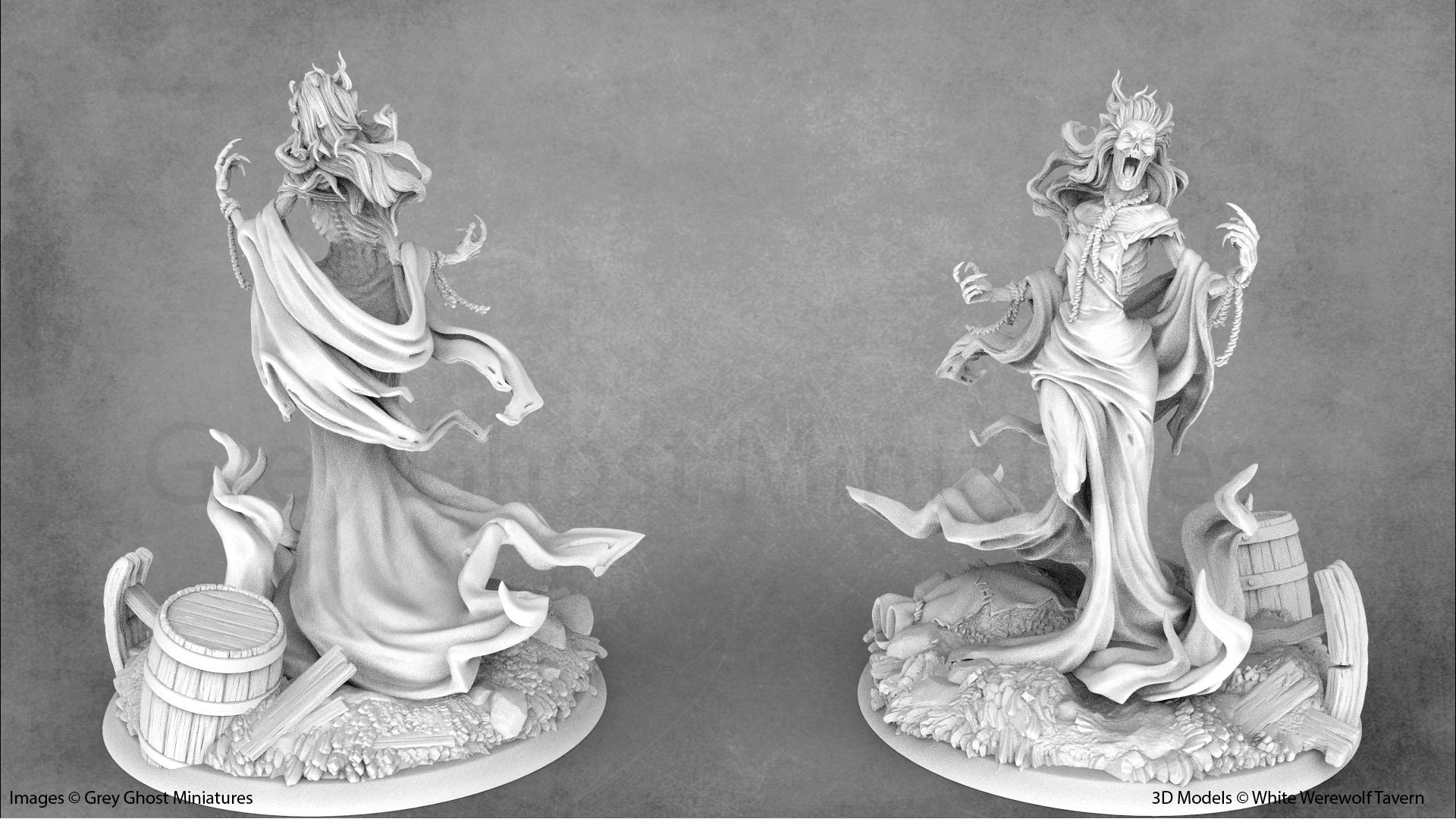 Banshee Miniature 28mm Banshee 32mm Banshee 75mm Banshee - Etsy