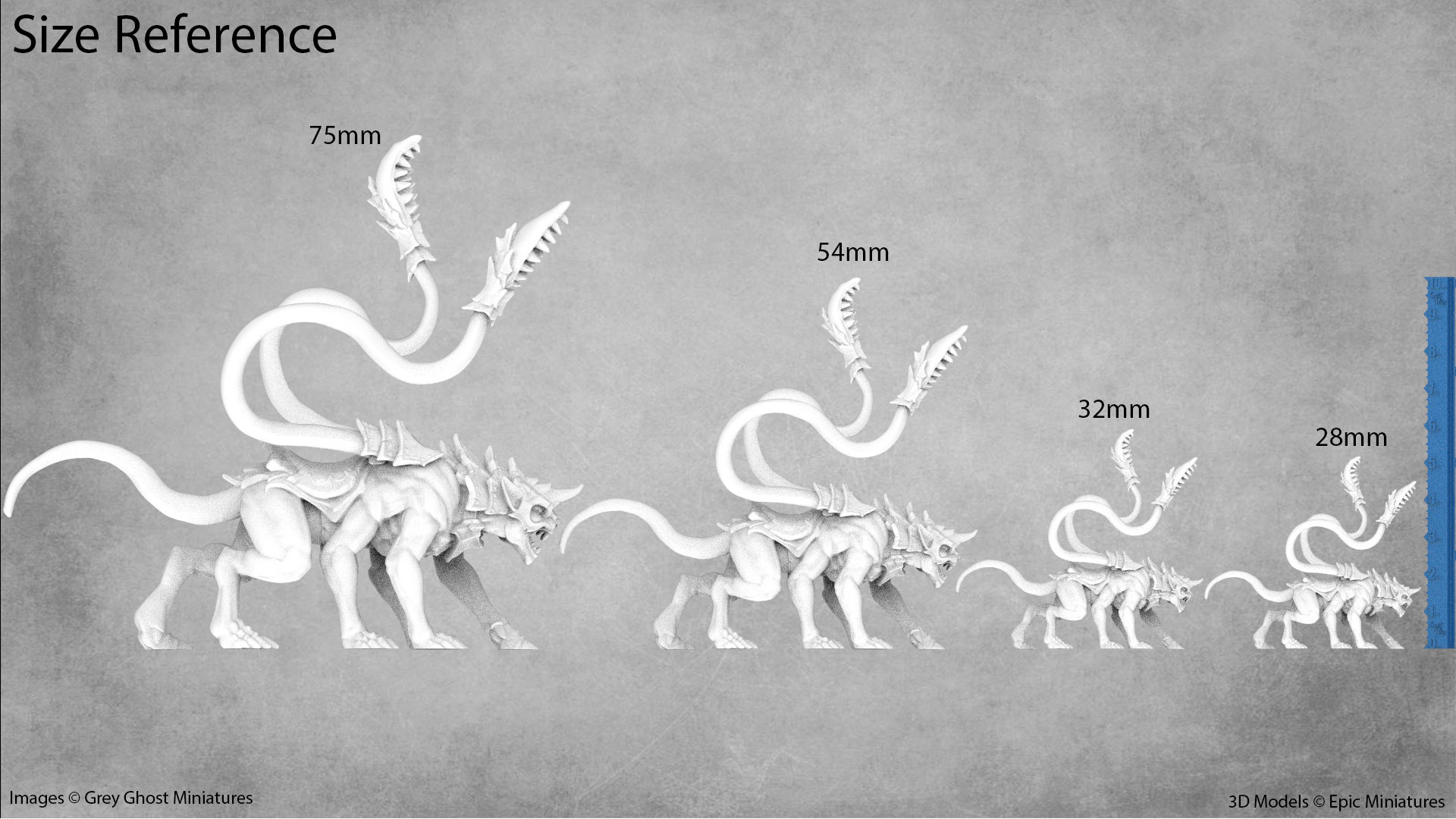 Displacer Beast Set D&D Displacer Beast Miniatures Epic | Etsy