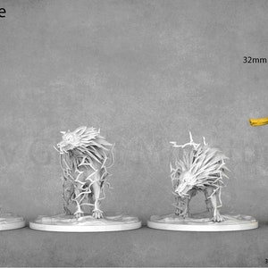 Raiju, Thunder Beast Miniatures | Lightning Wolves | Mythical Wolves ...
