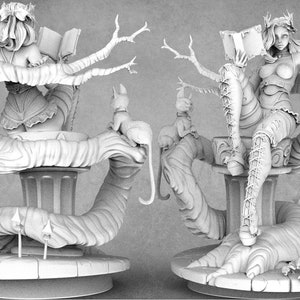 NSFW, ADULT* Bella, the Bookworm | Sexy Librarian Miniatures | Ronin ...