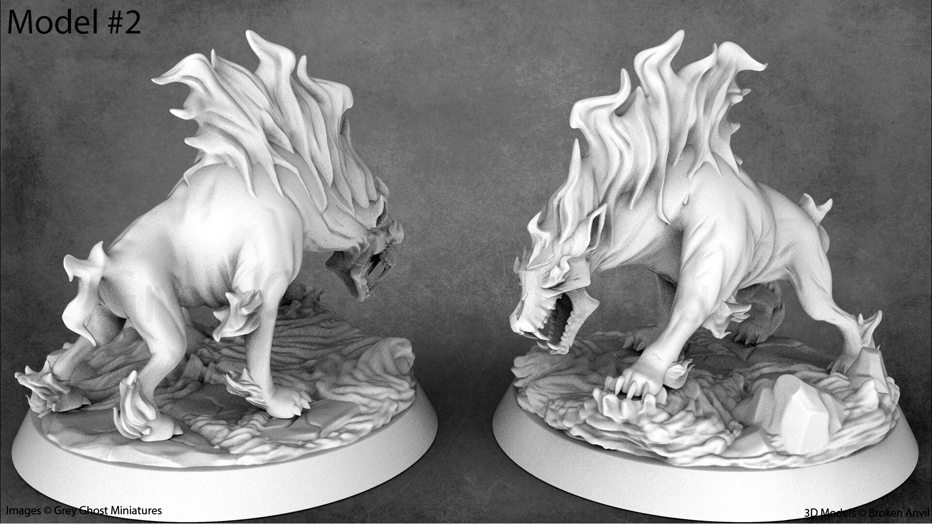 Hellhound Miniatures Demon Dogs Panic at Moorefrost Manor - Etsy Canada