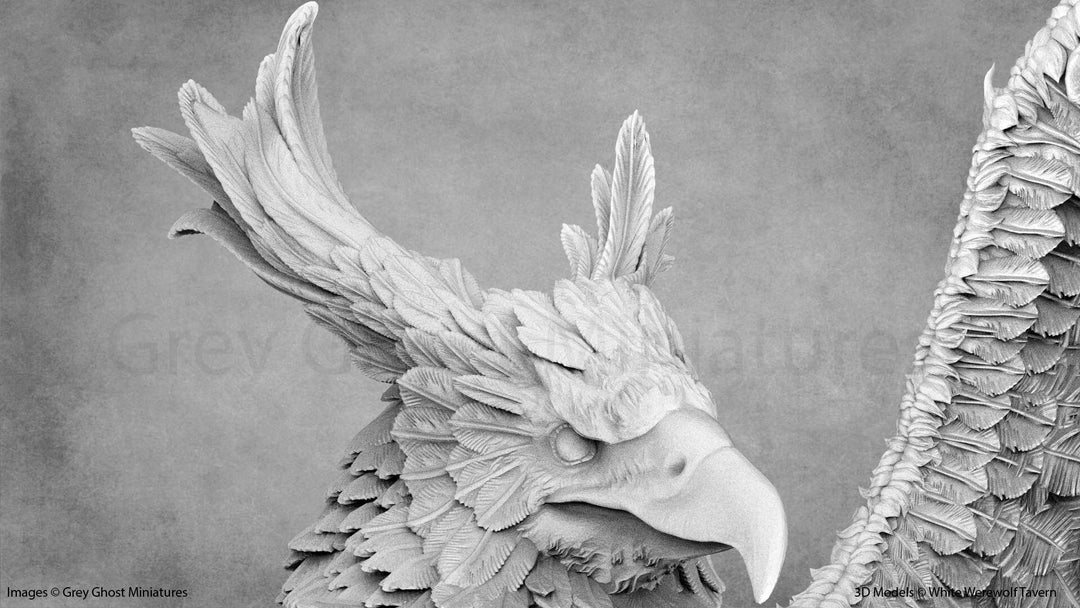 Fantasy Griffon Miniatures | White Werewolf Tavern - Etsy